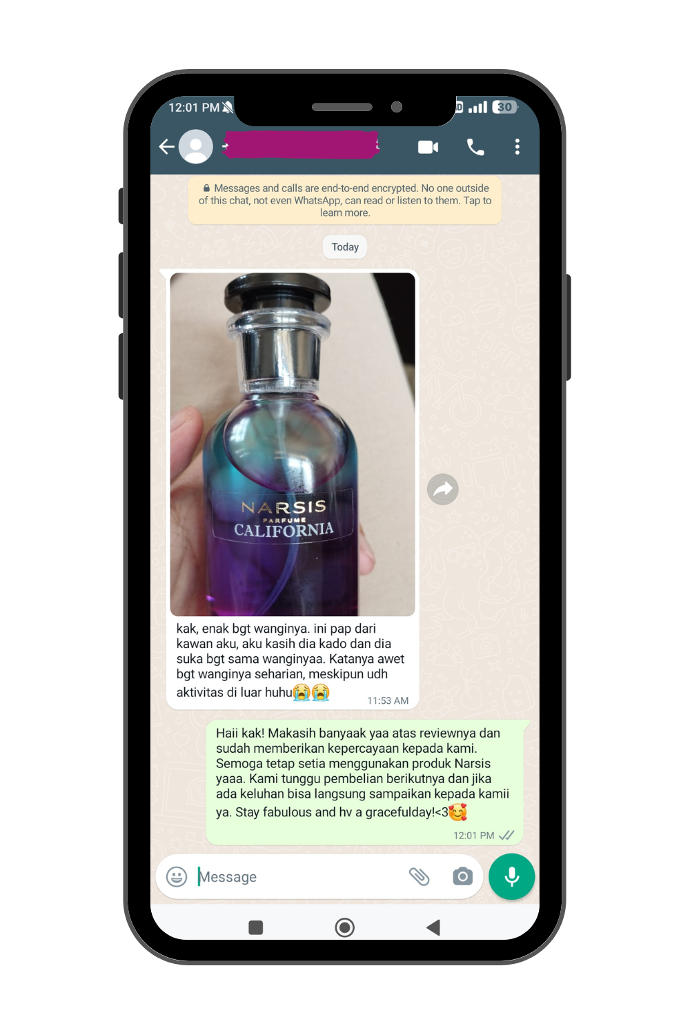 Narsis California Eau De Perfume ~ FBA – narsisofficial